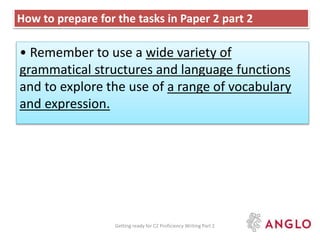 CPE writing 2 - part 1 | PPTX
