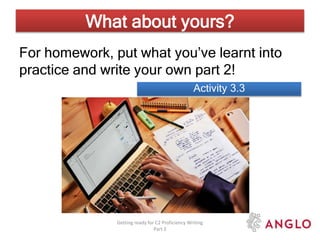 CPE writing 2 - part 2 | PPTX