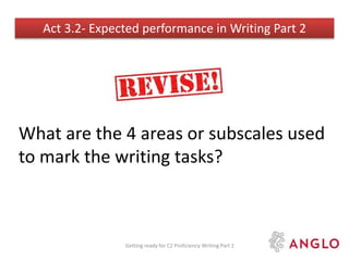 CPE writing 2 - part 2 | PPTX
