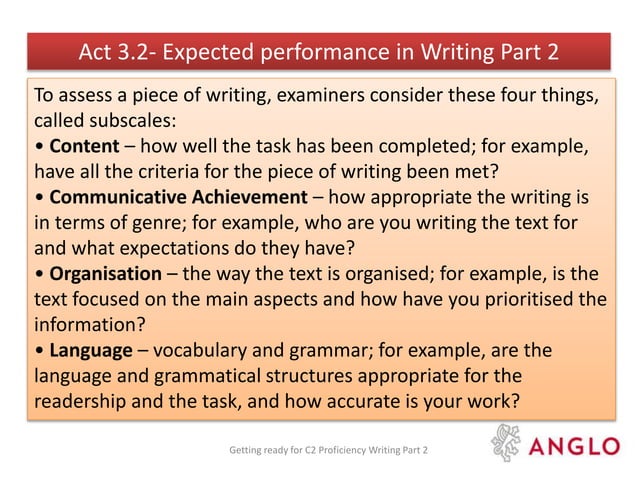 CPE writing 2 - part 2 | PPTX