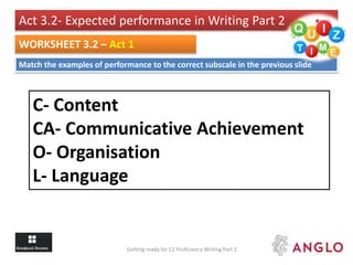 CPE writing 2 - part 2 | PPTX
