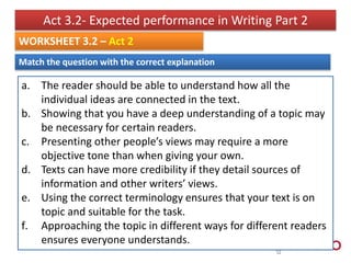 CPE writing 2 - part 2 | PPTX