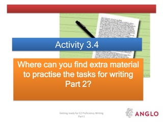 CPE writing 2 - part 4 | PPT