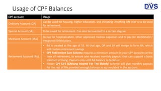 CPF and Filing Requirements in Singapore | PPTX
