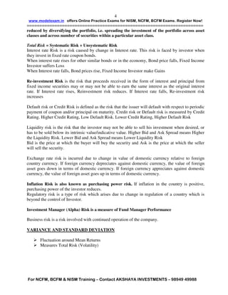 NISM CPFA CERTIFIED PERSONAL FINANCIAL ADVISOR EXAM STUDY NOTES | PDF