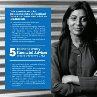 Certified Personal Financial Advisor (CPFA) Examination | PDF