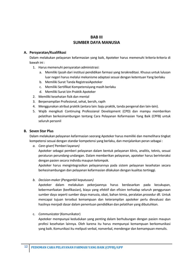 cpfbCpfb praktik apoteker | PDF