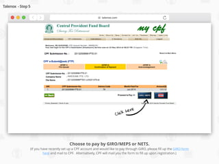 Guide to CPF File Upload for Singapore Payroll | PPT