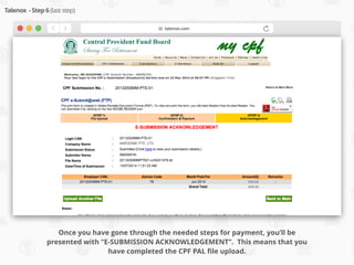 Guide to CPF File Upload for Singapore Payroll | PPT