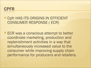 Cpfr | PPT