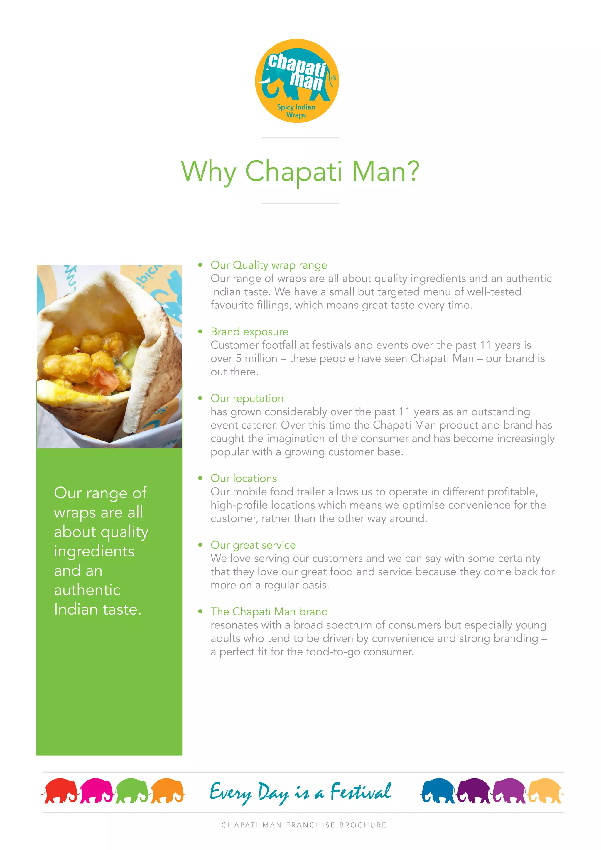 Chapati man franchise brochure | PDF