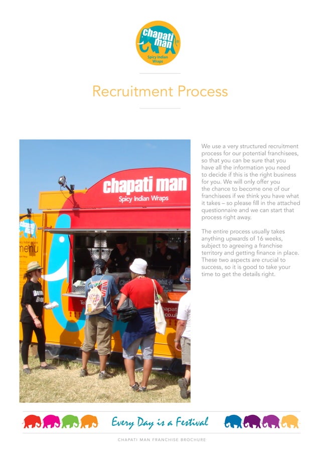 Chapati man franchise brochure | PDF