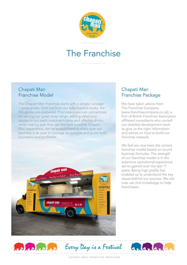 Chapati man franchise brochure | PDF