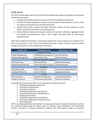 CPFR: Oppotunities & Challenges | PDF