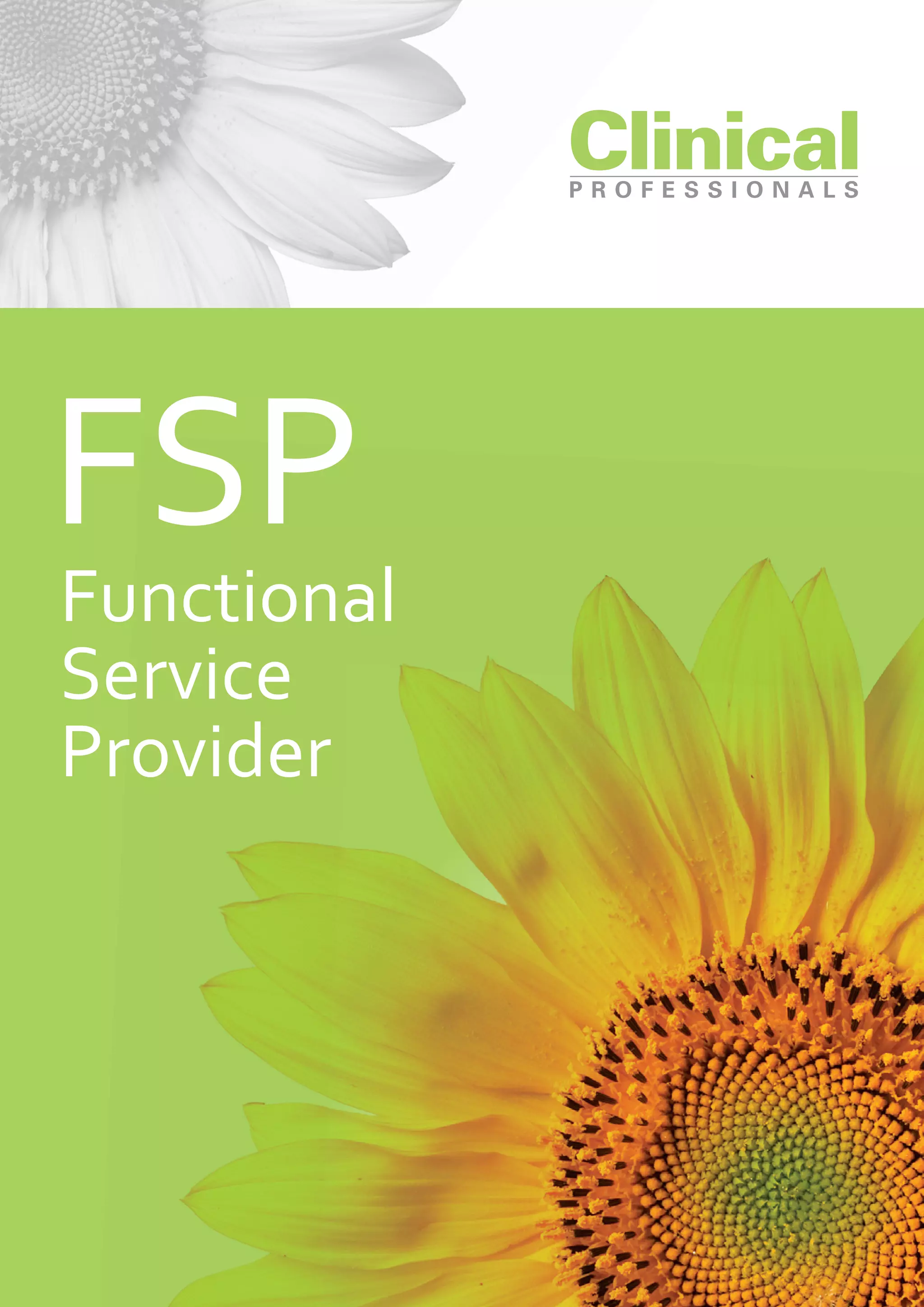 Clinical Professionals Functional Service Provider (FSP) Brochure | PDF
