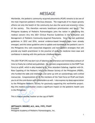 2021 Clinical Practice Guidelines in the Evaluation and Management of ...