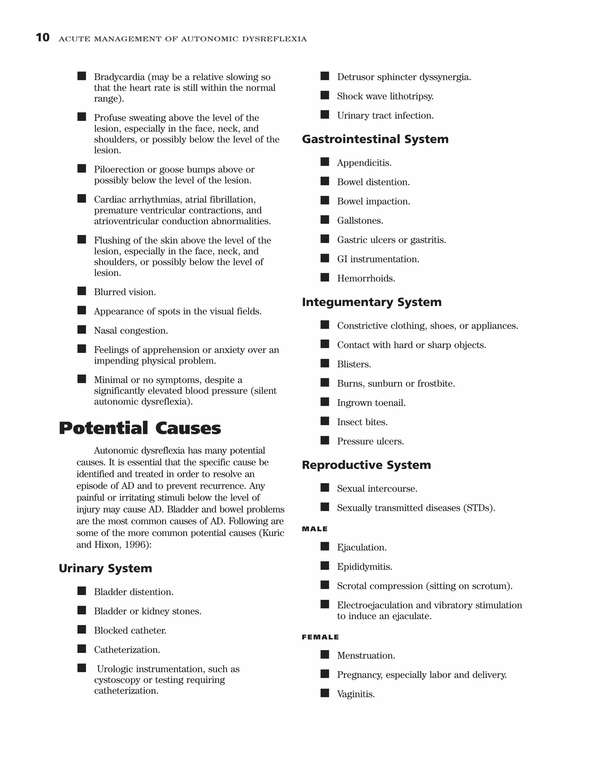Cpg autonomic dysreflexia | PDF
