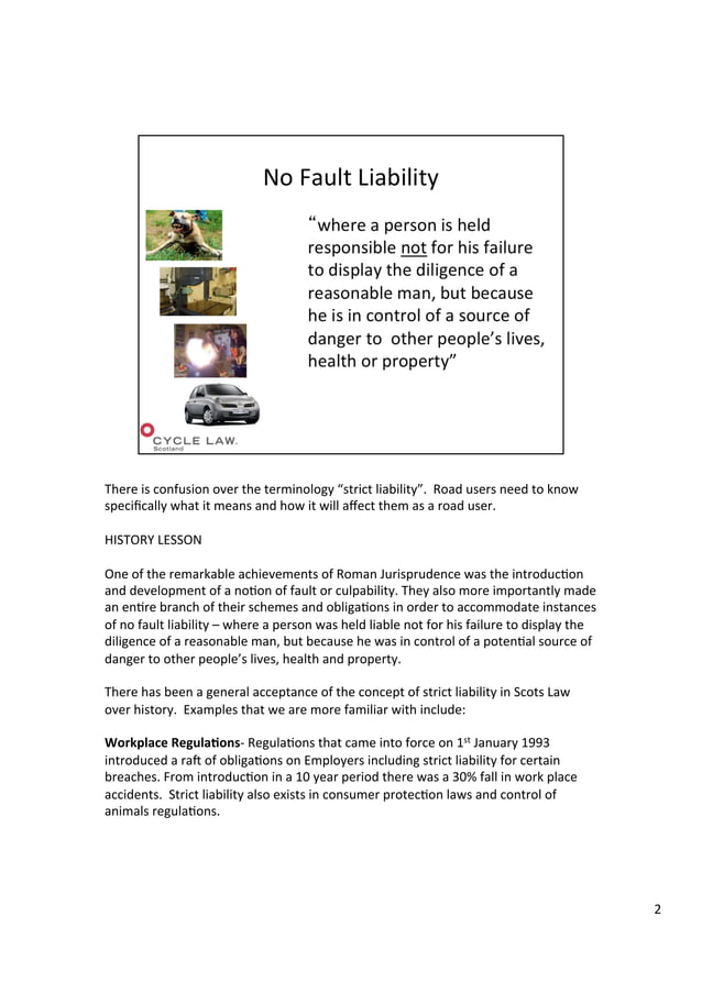 The case for Strict Liability | PDF