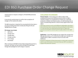 CPG EDI Transaction Cheat Sheet | PPT