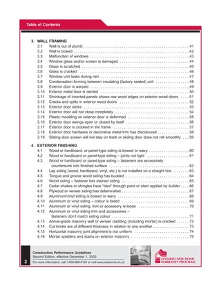 Tarion Construction Guidelines | PDF