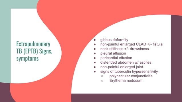clinical practice guidelines PTB lecture | PDF | Lung and Respiratory ...