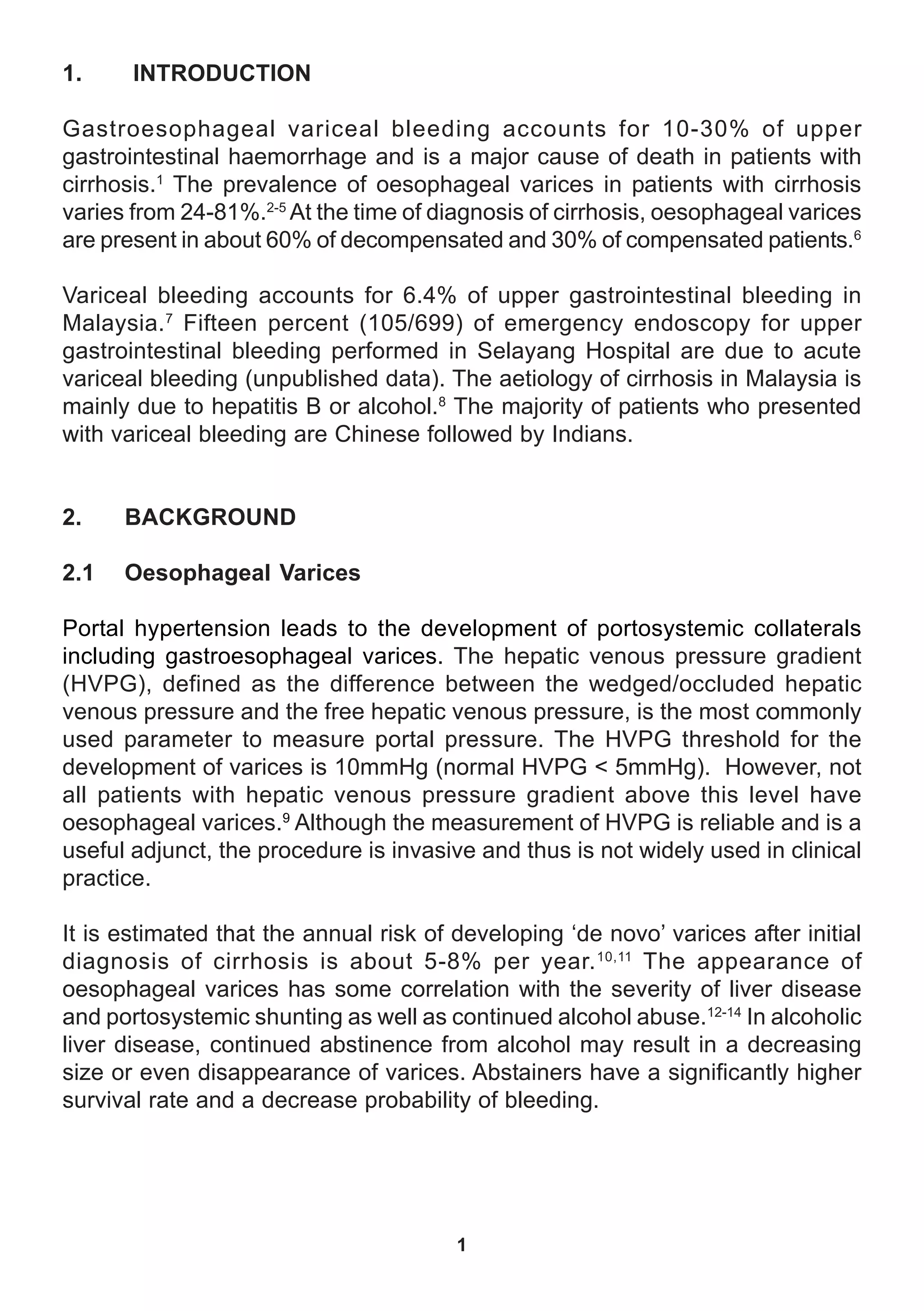 Cpg Management Acute Variceal Bleeding | PDF