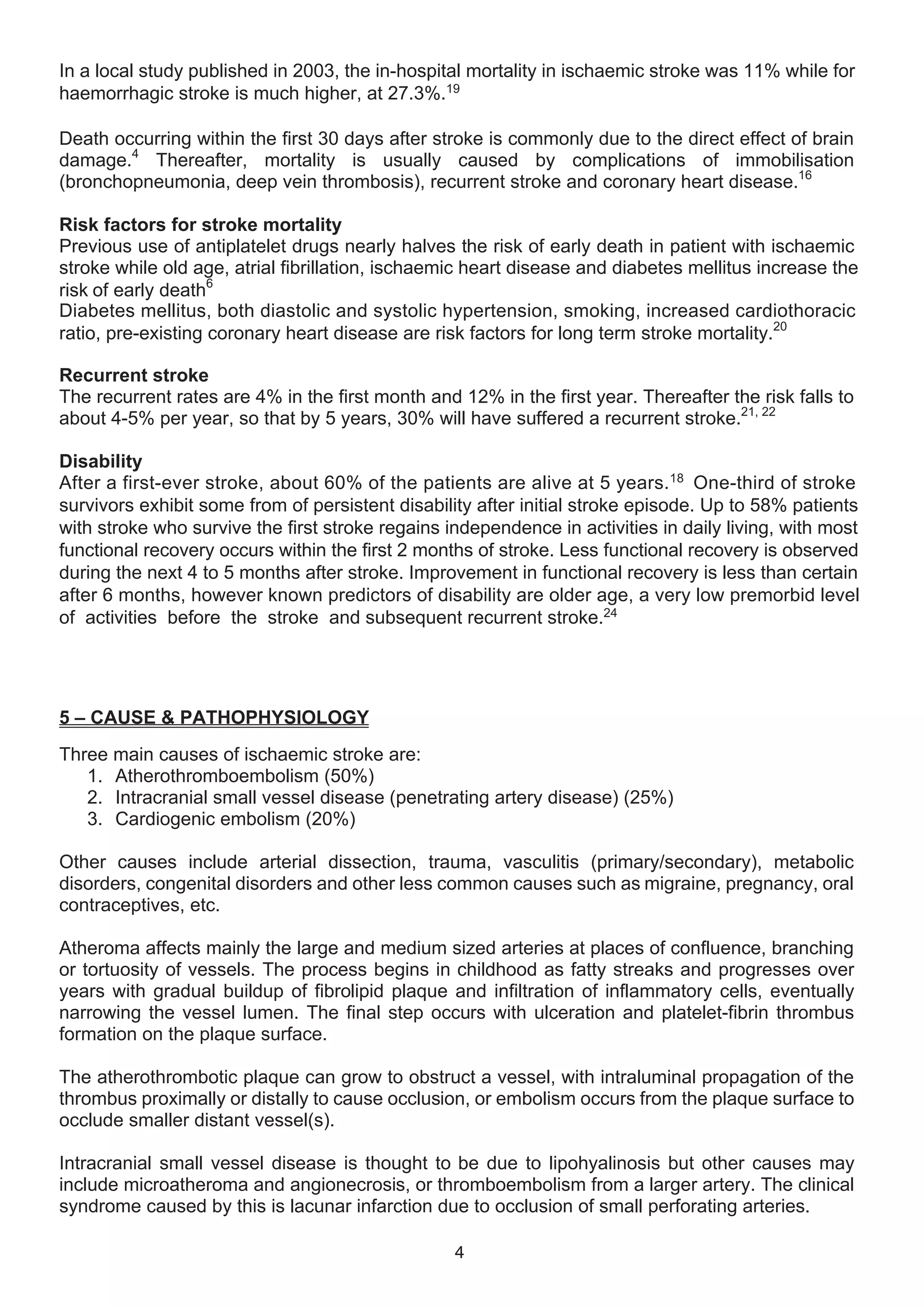 CPG management of ischaemic stroke (2nd edition) | PDF