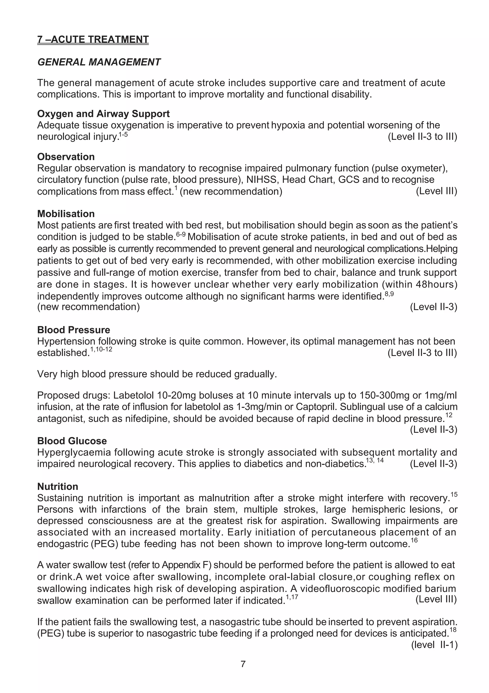CPG management of ischaemic stroke (2nd edition) | PDF