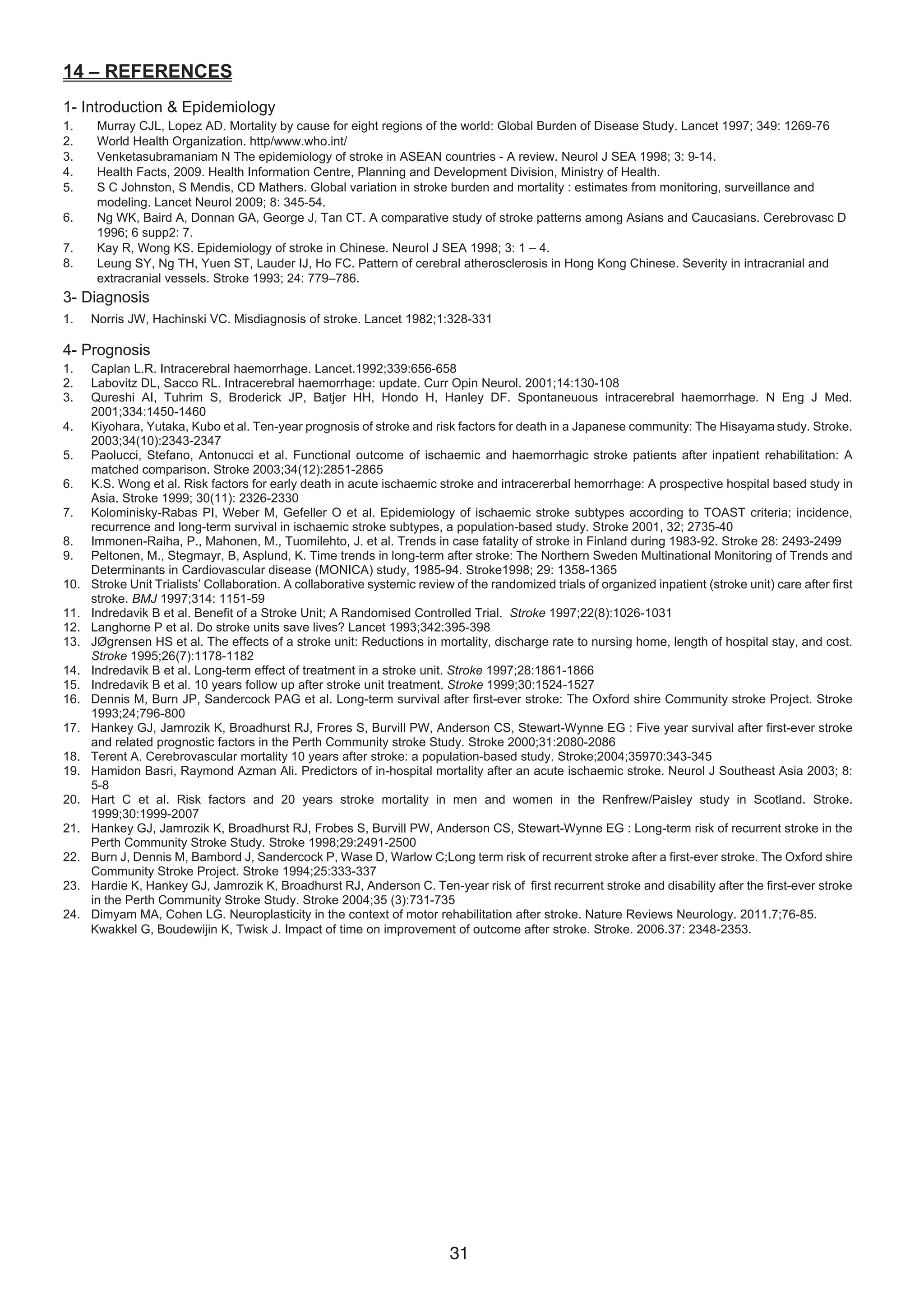 CPG management of ischaemic stroke (2nd edition) | PDF