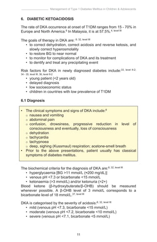 Cpg management of type 1 diabetes mellitus in children & adolescents | PDF