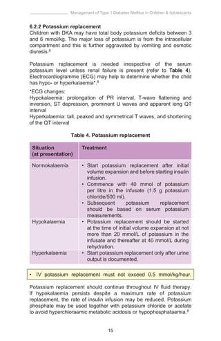 Cpg management of type 1 diabetes mellitus in children & adolescents | PDF