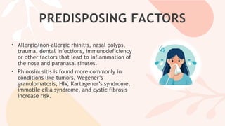 Acute bacterial rhinosinusitis and it's info | PPTX