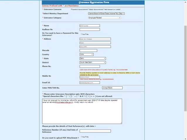 CPGRAMS presentation one public grievenance | PPTX | Technology & Computing