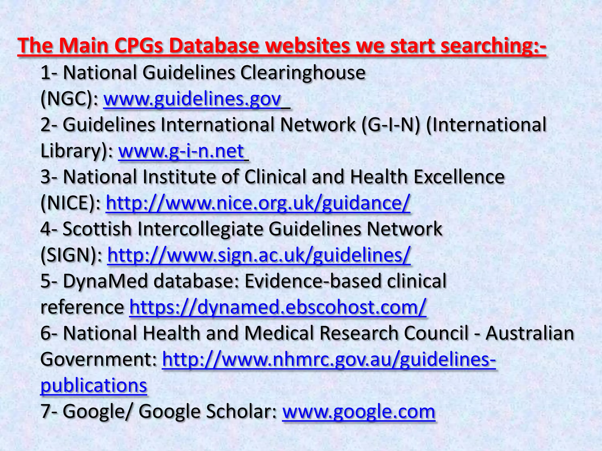 Evidence-Based Clinical Practice Guidelines for OBSTETRICS AND ...