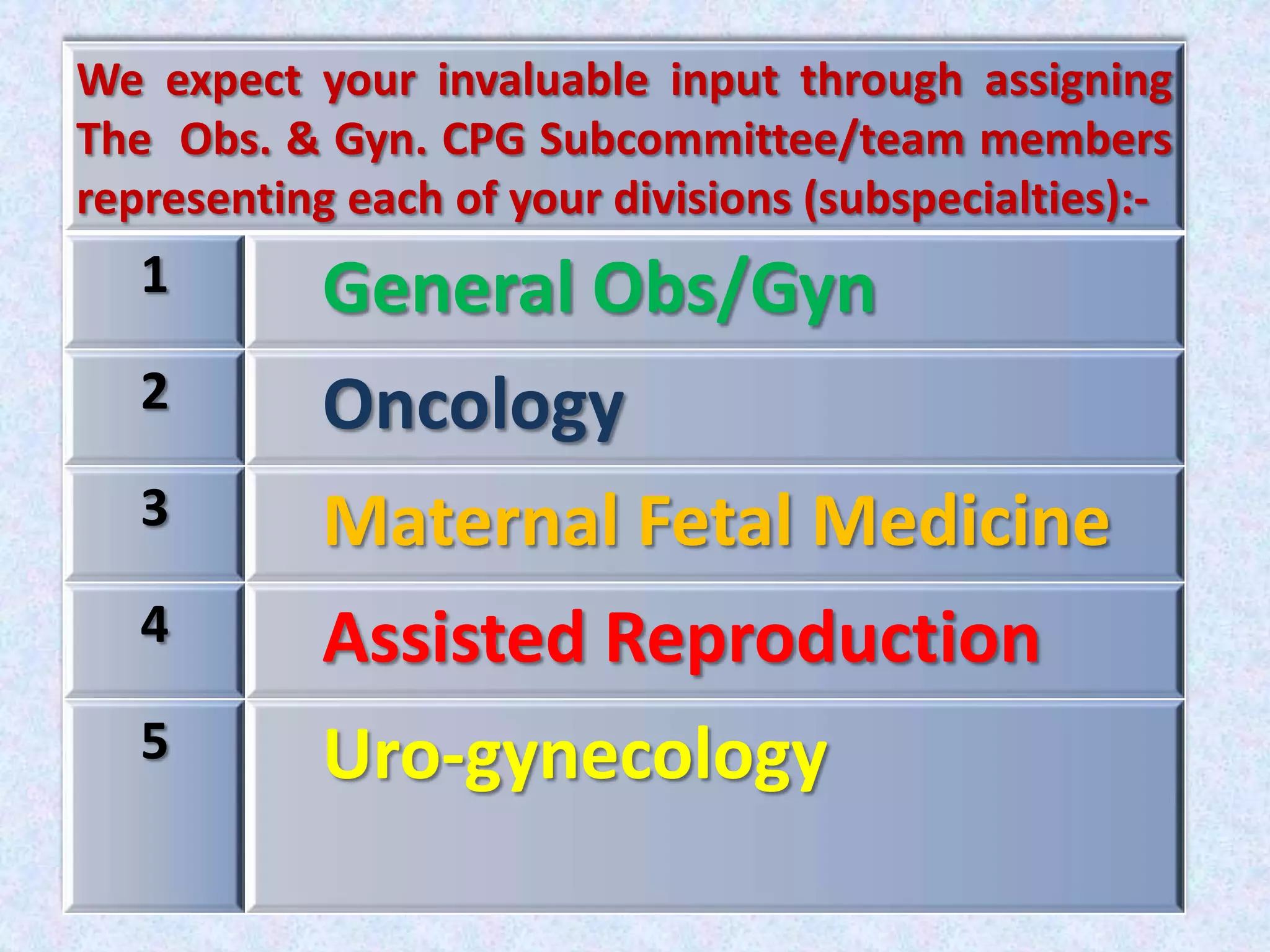 Evidence-Based Clinical Practice Guidelines for OBSTETRICS AND ...