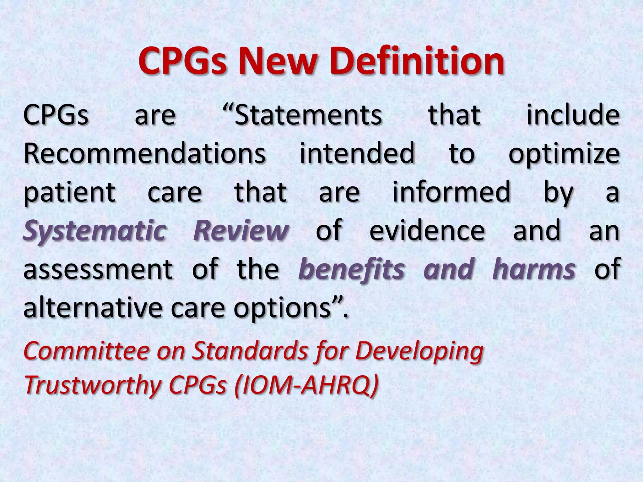 Evidence-Based Clinical Practice Guidelines for OBSTETRICS AND ...