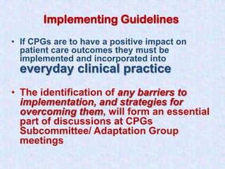 Evidence-Based Clinical Practice Guidelines for OBSTETRICS AND ...
