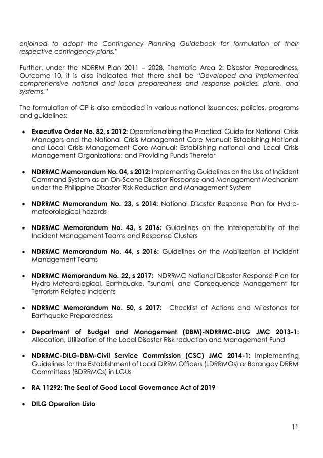 Contingency Plan Guidebook as of January 2020.pdf | Business | Business ...