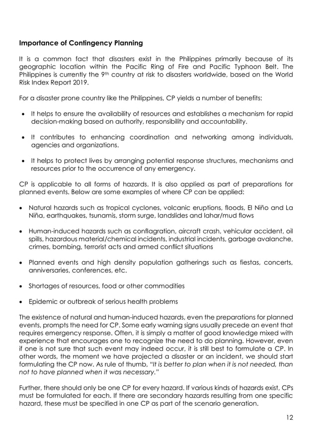 Contingency Plan Guidebook as of January 2020.pdf | Business | Business ...