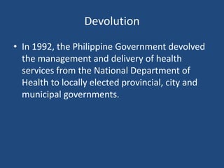 Cph philippine health care system, new | PPTX