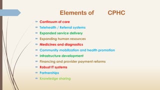 CPHC, primary health care and its details | PPTX