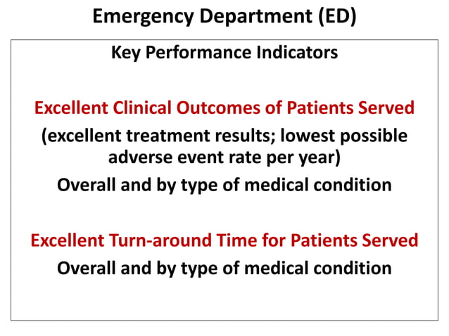 Organization and Management of the Emergency Room of a Hospital | PPTX ...