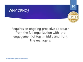 Certified Professional in Healthcare quality "Cphq" | PPSX