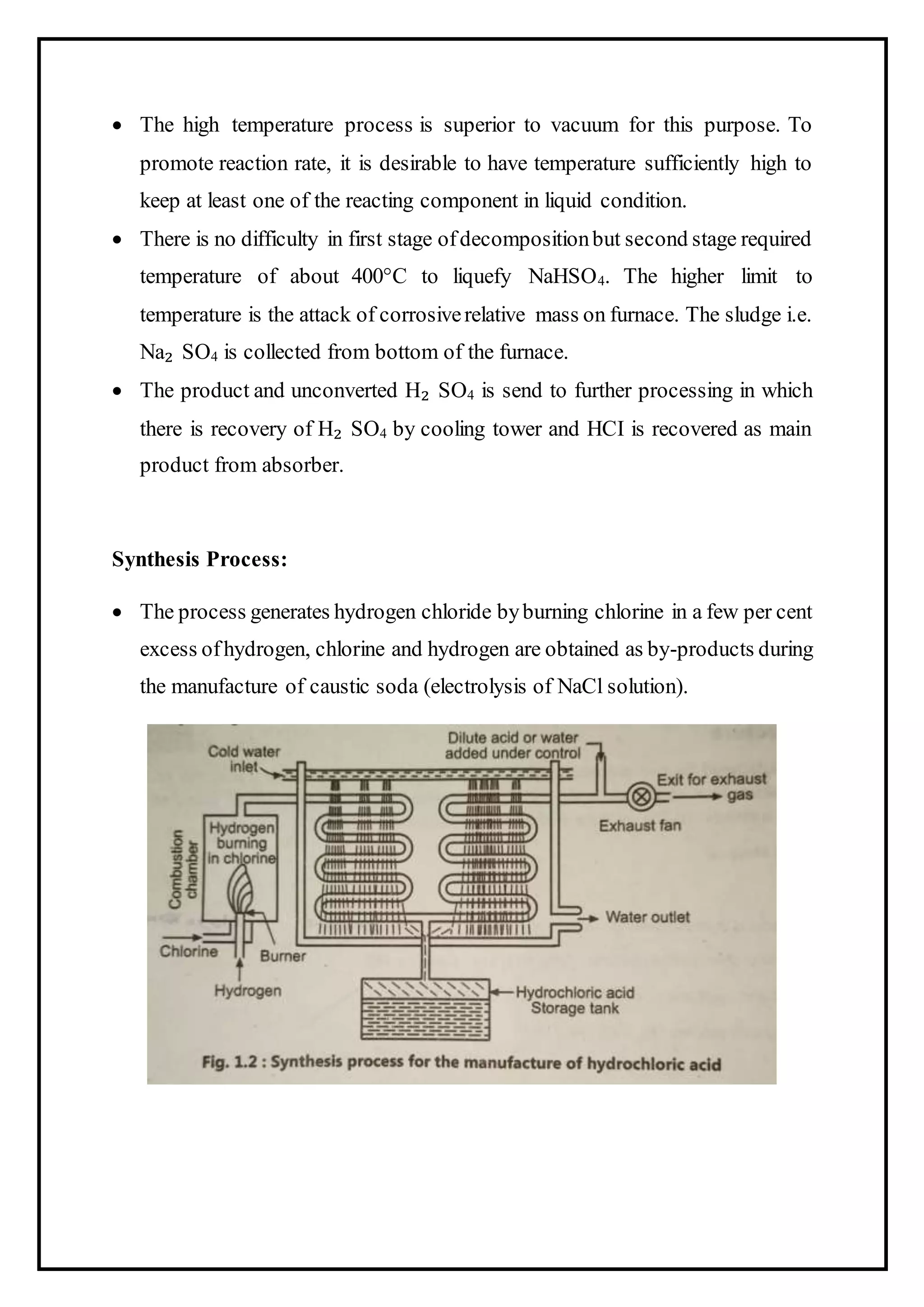 Design of Heat Exchanger in HCL in production | DOCX