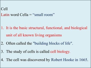 Cphy 161 lec-2 (plant cell) | PPTX