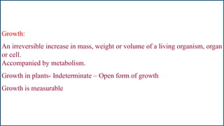 Growth and development | PPTX | Gardening | Home & Garden