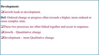 Growth and development | PPTX | Gardening | Home & Garden