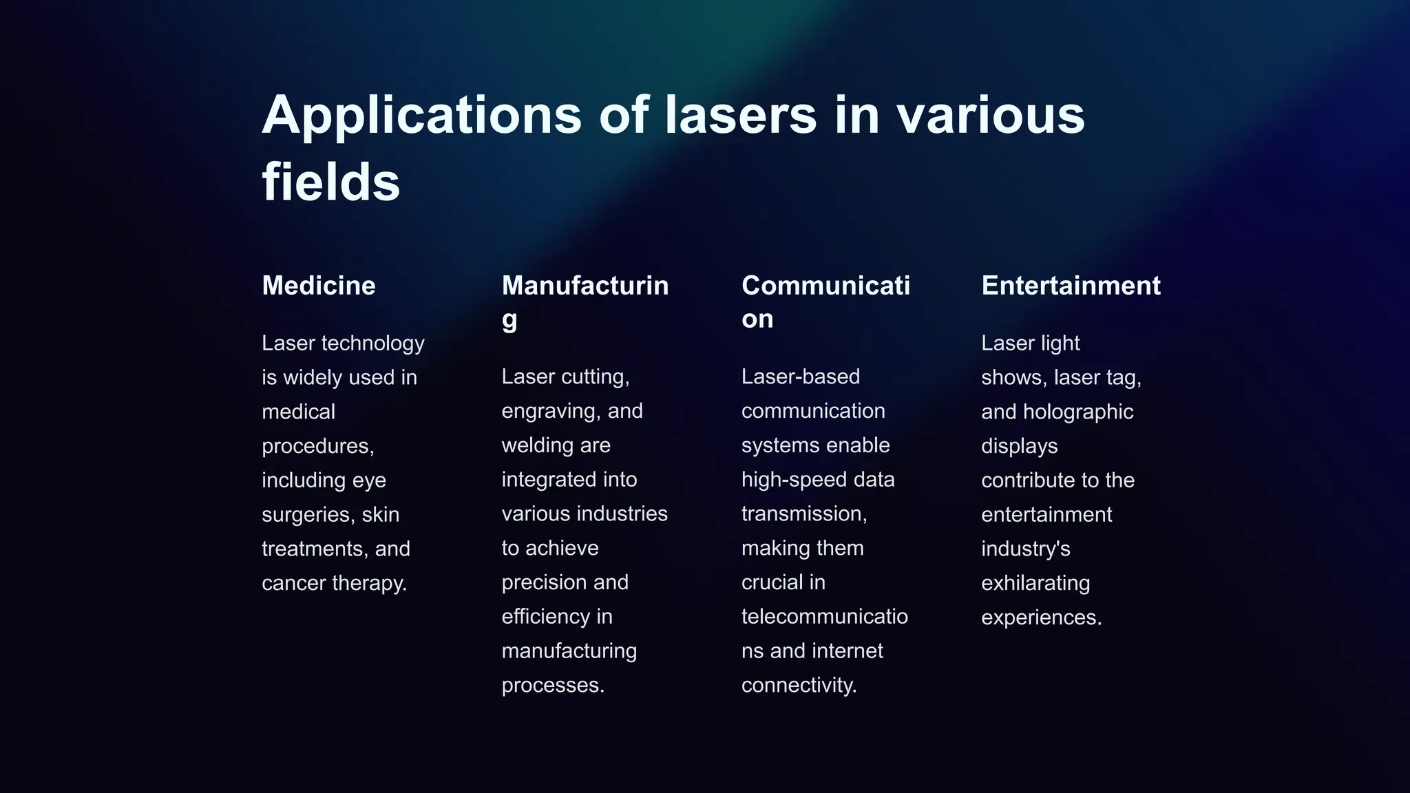 cpi.pptx laser physics and its applications | PPT