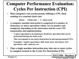 Computer Performance Evaluation(CPI).ppt