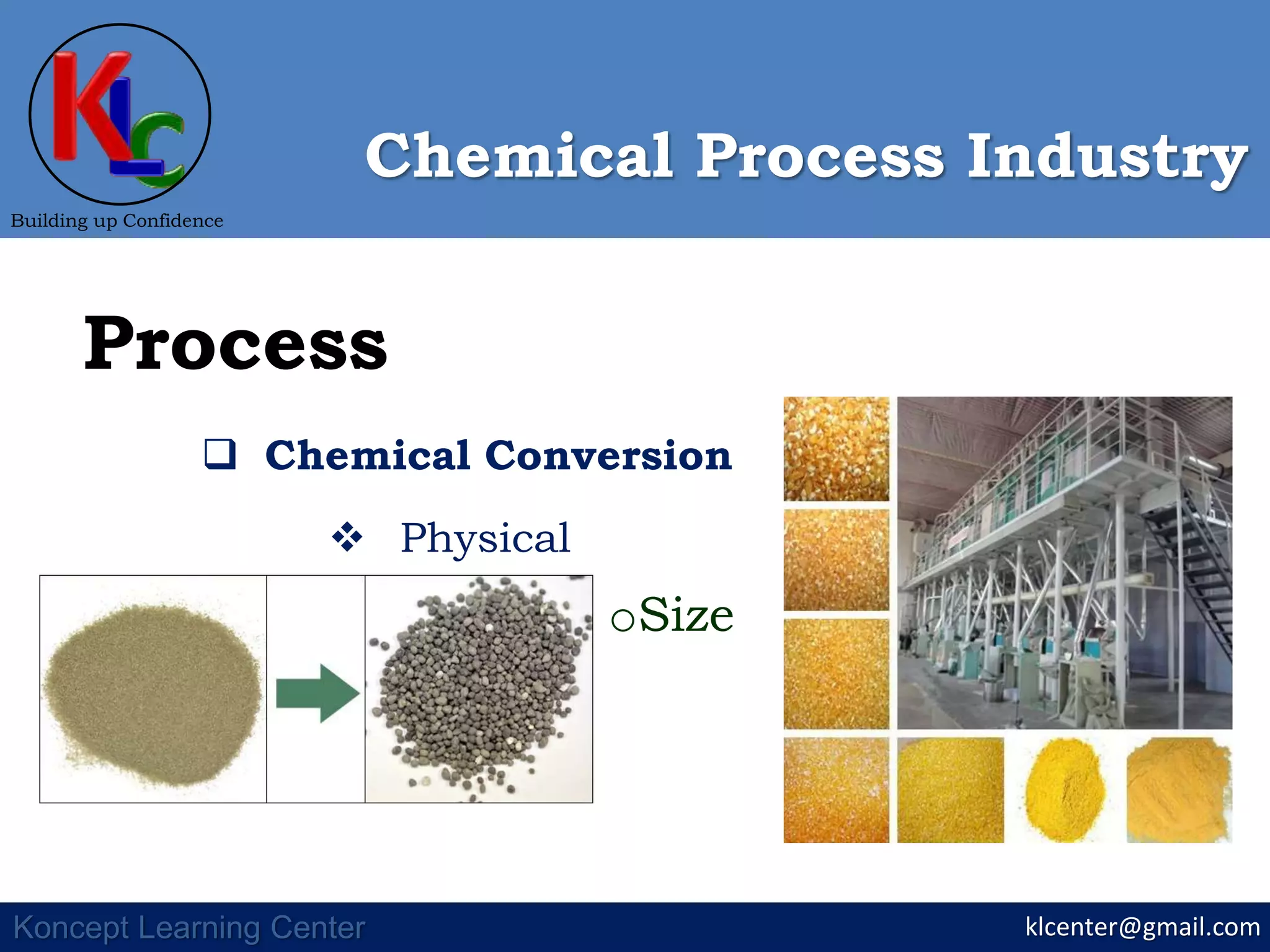 Chemical Process Industry - Overview | PPSX